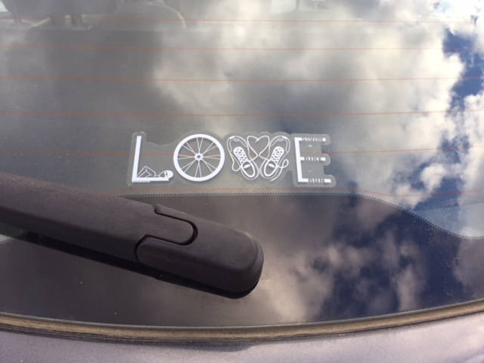 Triathlon Sticker, Triathlon Car Decal, Triathlon Car Decal, Ironman ...