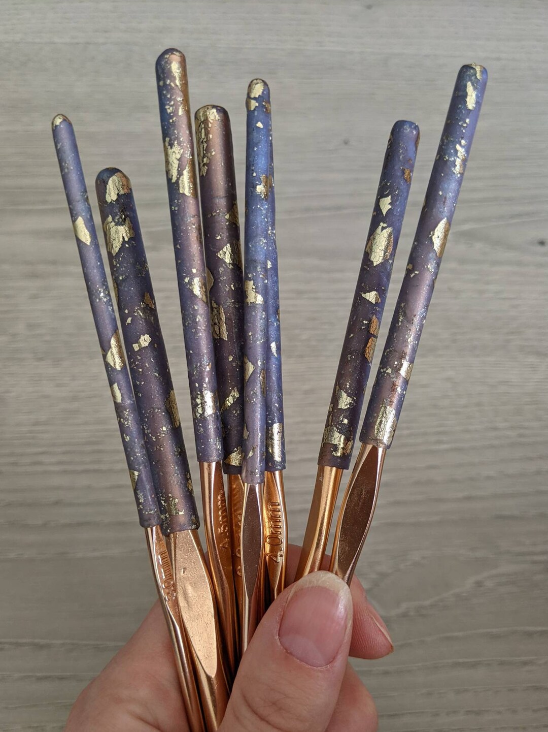 Nebula - Polymer Clay Handle Crochet Hook - Etsy