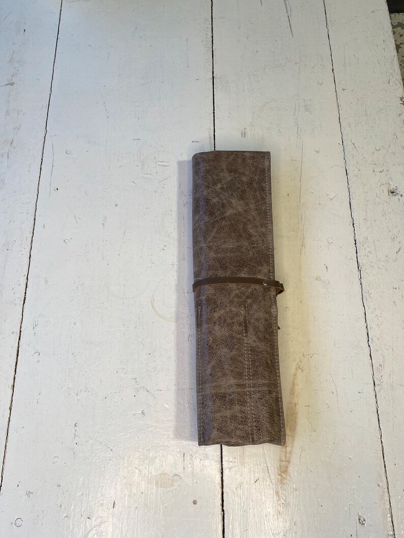 Distressed Leather Knife Roll / Professional Chef Tool Bag - Etsy