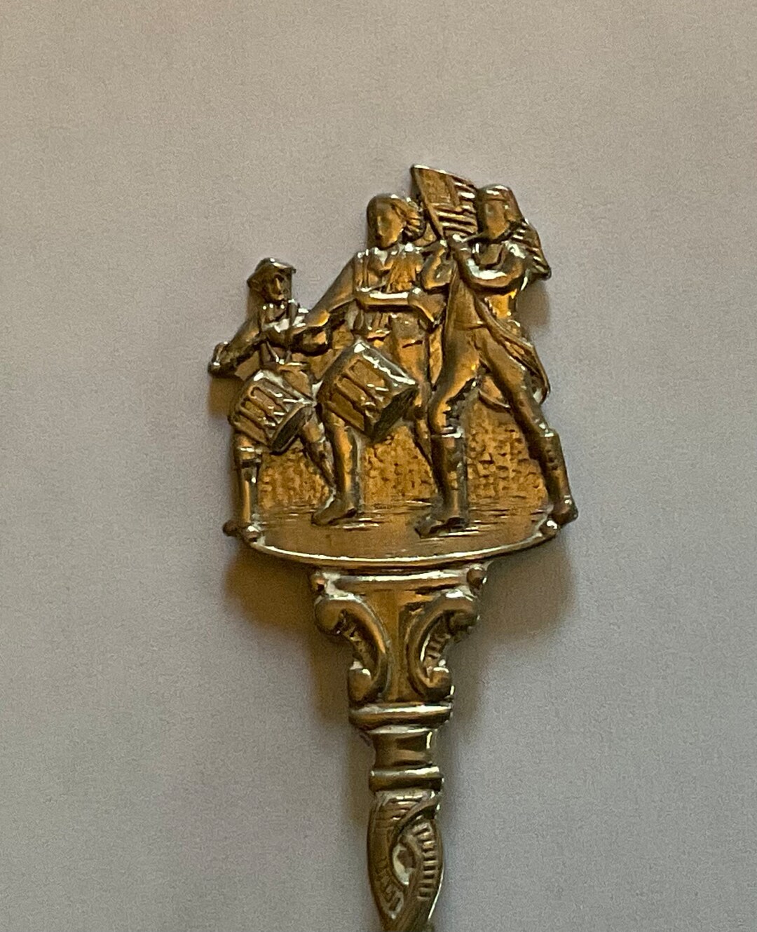 Bicentennial Collectible Souvenir Spoon- Minutemen 4 & 3/4 In - Etsy