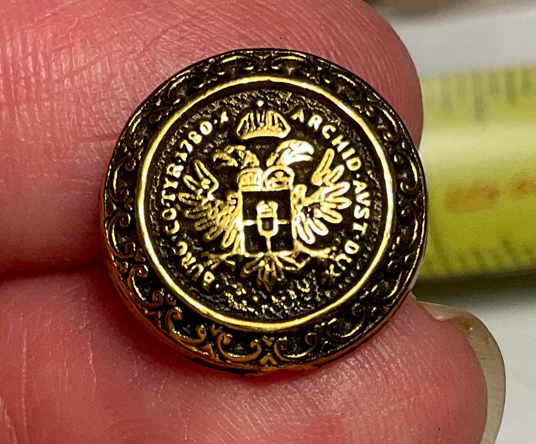 Vintage Archid Avst Dux Burg Co TYR 1780 5/8 in Brass Buttons- Set of 4 ...