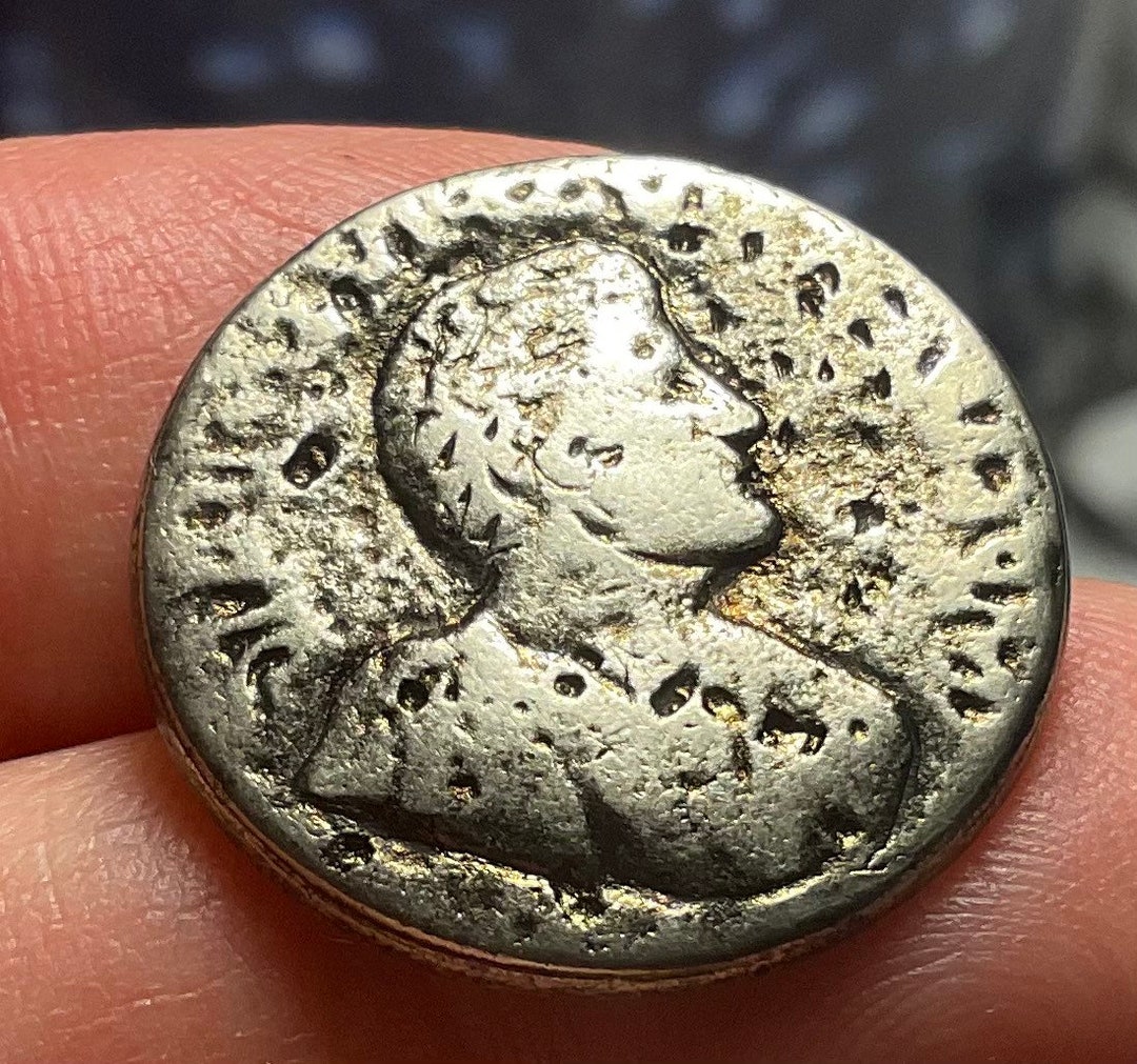 Pewter Roman Coin Buttons (reproduction) Set of 6 - Etsy