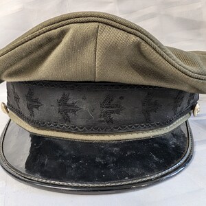 Canadian Military Hat Soldier Wear Maple Leaf Size 7-1/8 Vintage ...