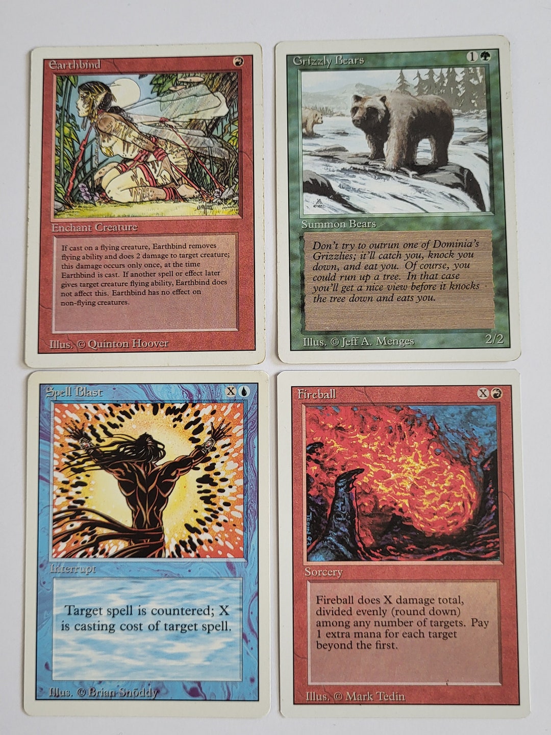 Magic the Gathering Playing Trading Game Card Lot of 4 Vintage - Etsy