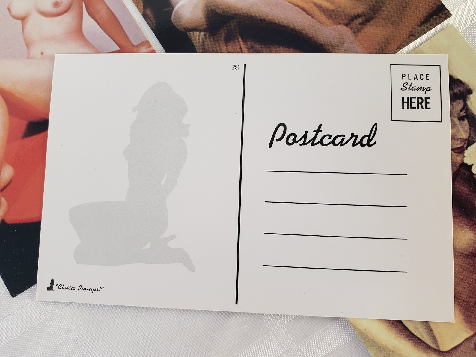 Pinup Girl Themed Postcard Lot Of 4 Postcards Sexy Girls Etsy