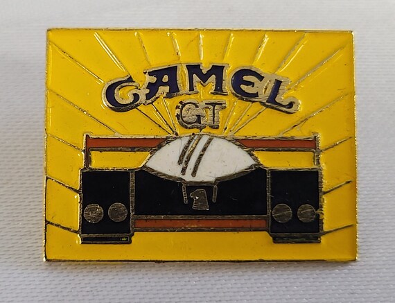 Camel GT advertising lapel pin F1 racecar race car to… - Gem