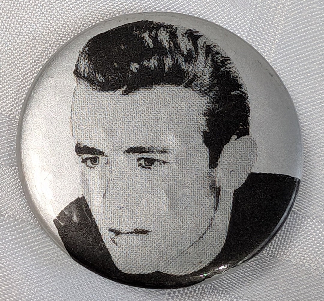 James Dean Button Pinback Vintage Movie Star Retro Fan Wear Film Actor ...