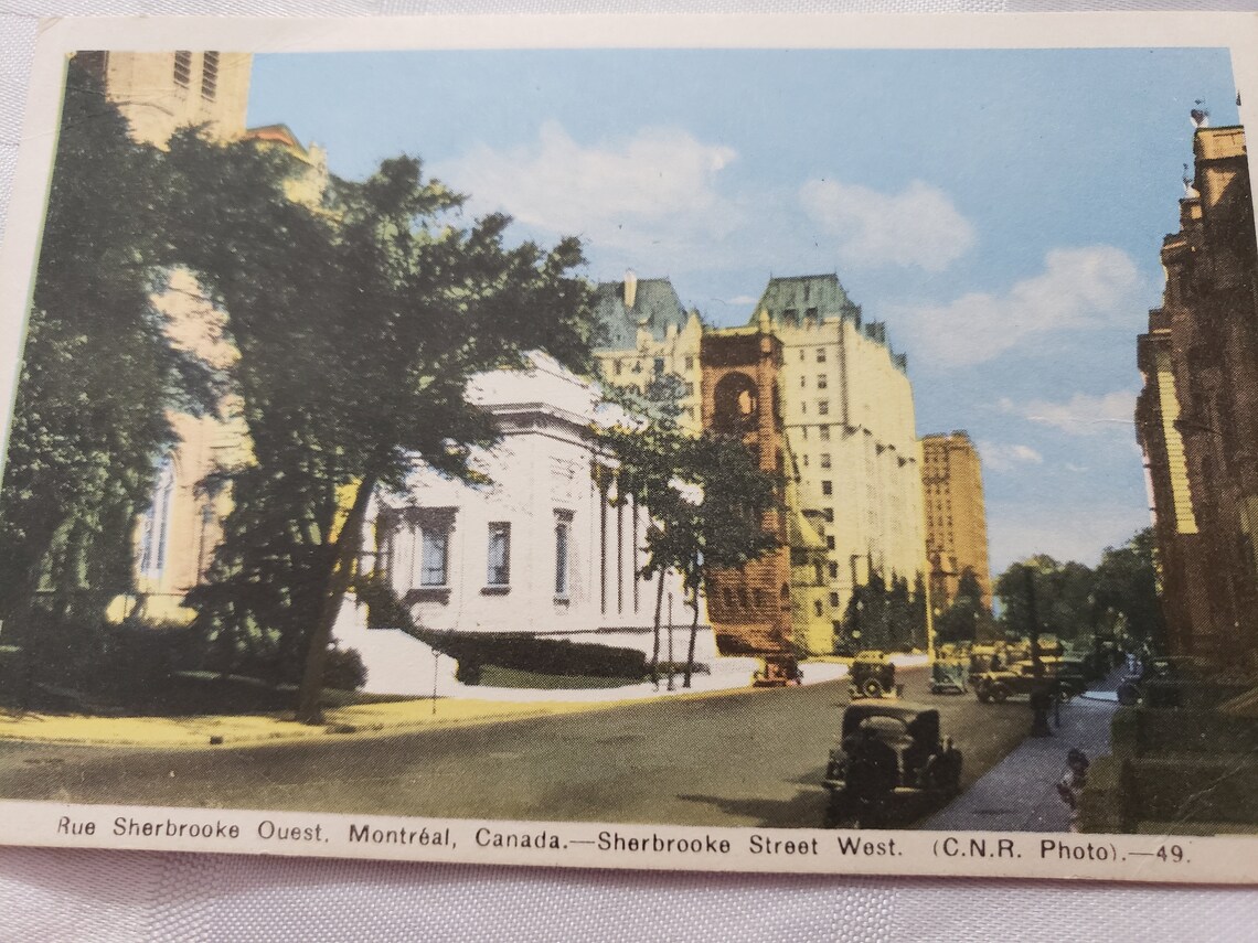Rue Sherbrooke West Montreal Quebec Canada Sherbrooke Street - Etsy