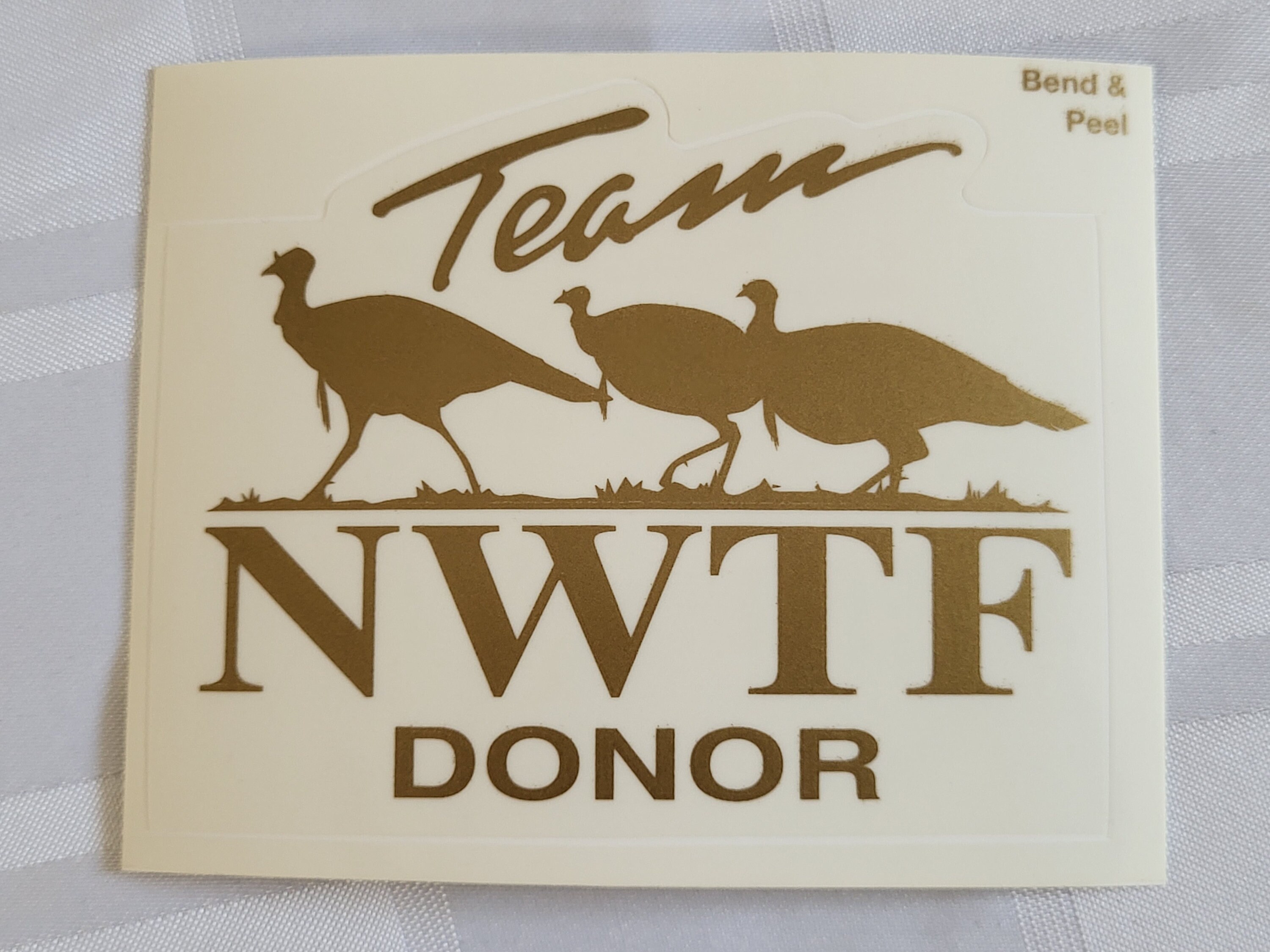 National Wild Turkey Federation Team NWTF Donor Sticker - Etsy