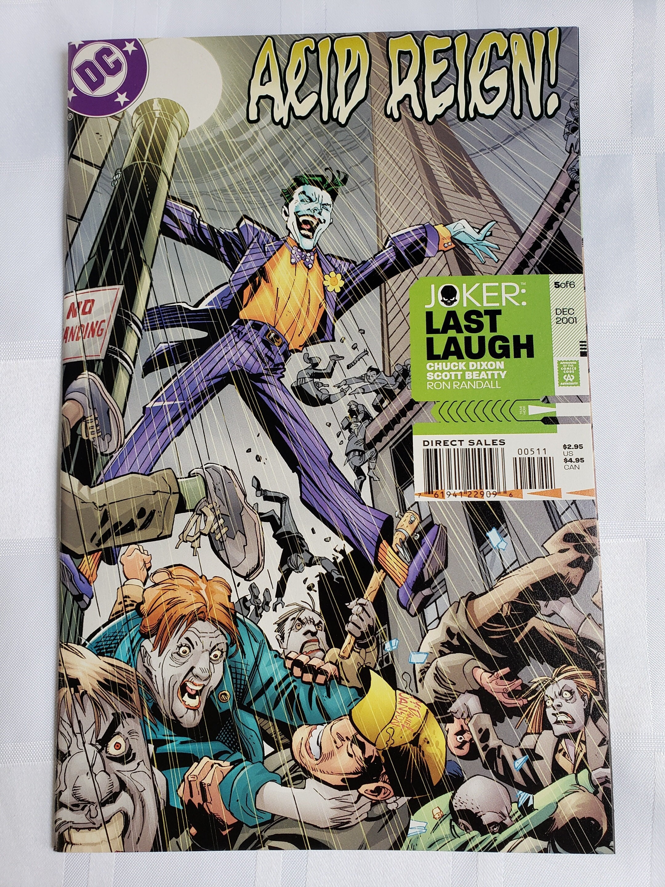 Joker Comic Art Laughing