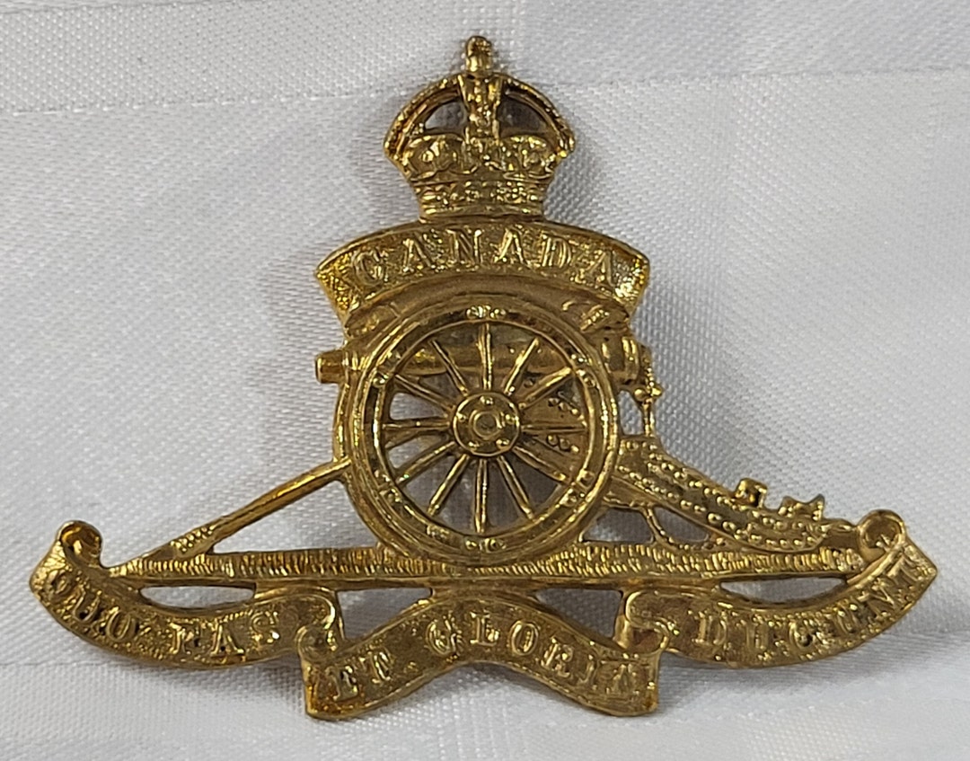 Ww1 Canadian Artillery Cap Badge Canada Military Uniform Wear Badge ...