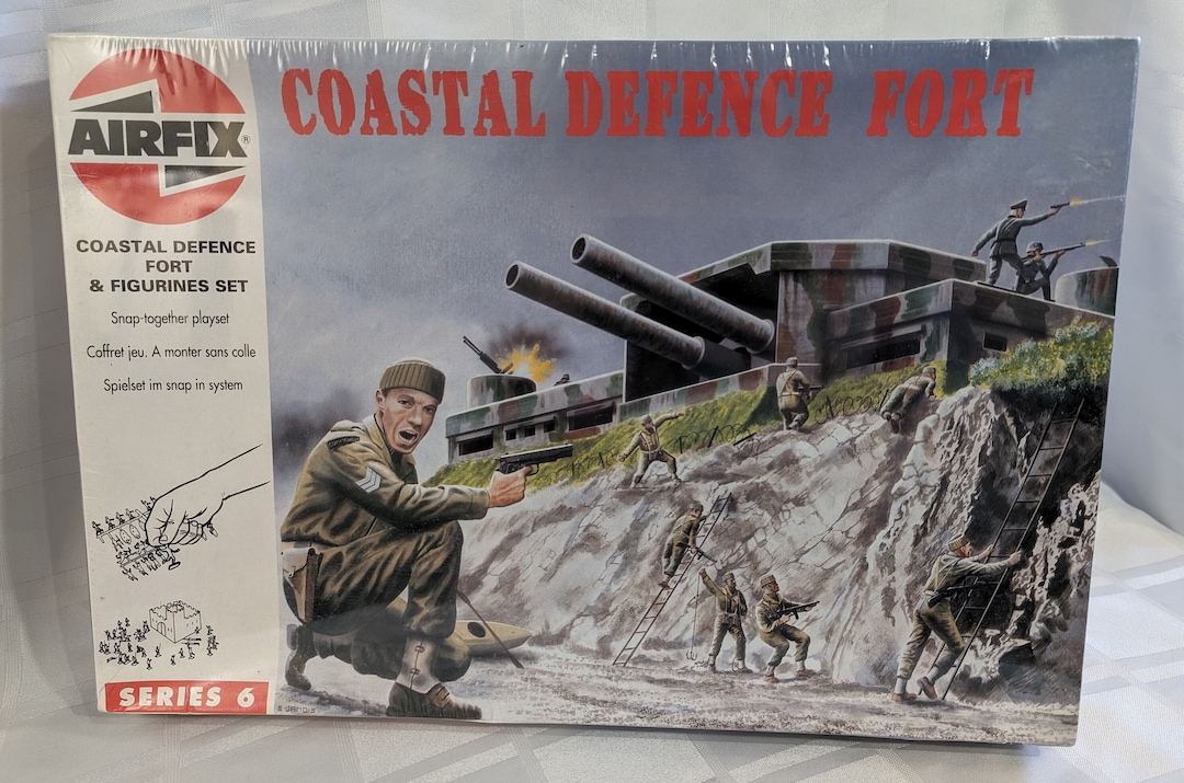 Coastal Defence Fort Military Model by Airfix Series 6 Nip Nos British ...