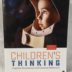Children's Thinking Sixth Edition Text Book Cognitive Development ...