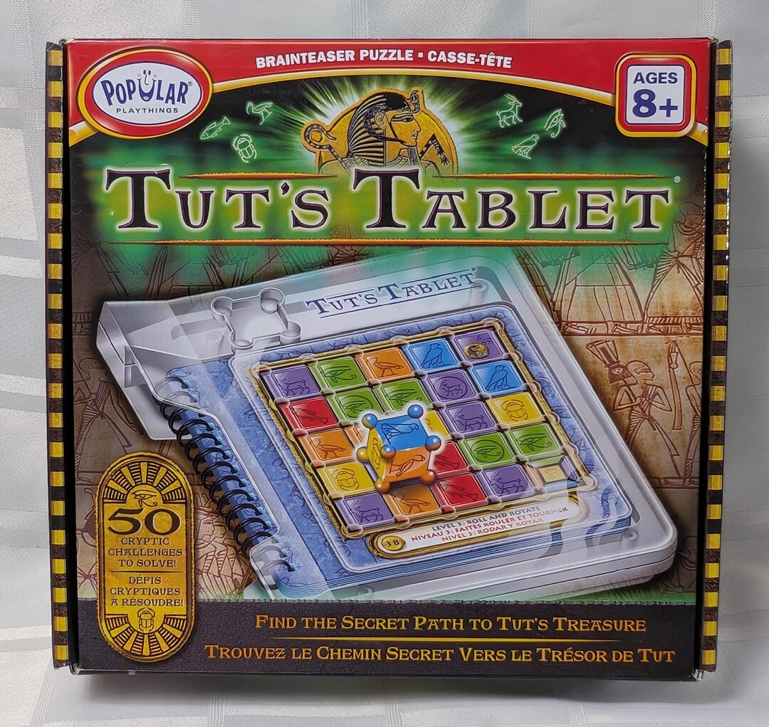 Tut's Tablet Brainteaser Puzzle Game Family Fun by Popular Playthings ...