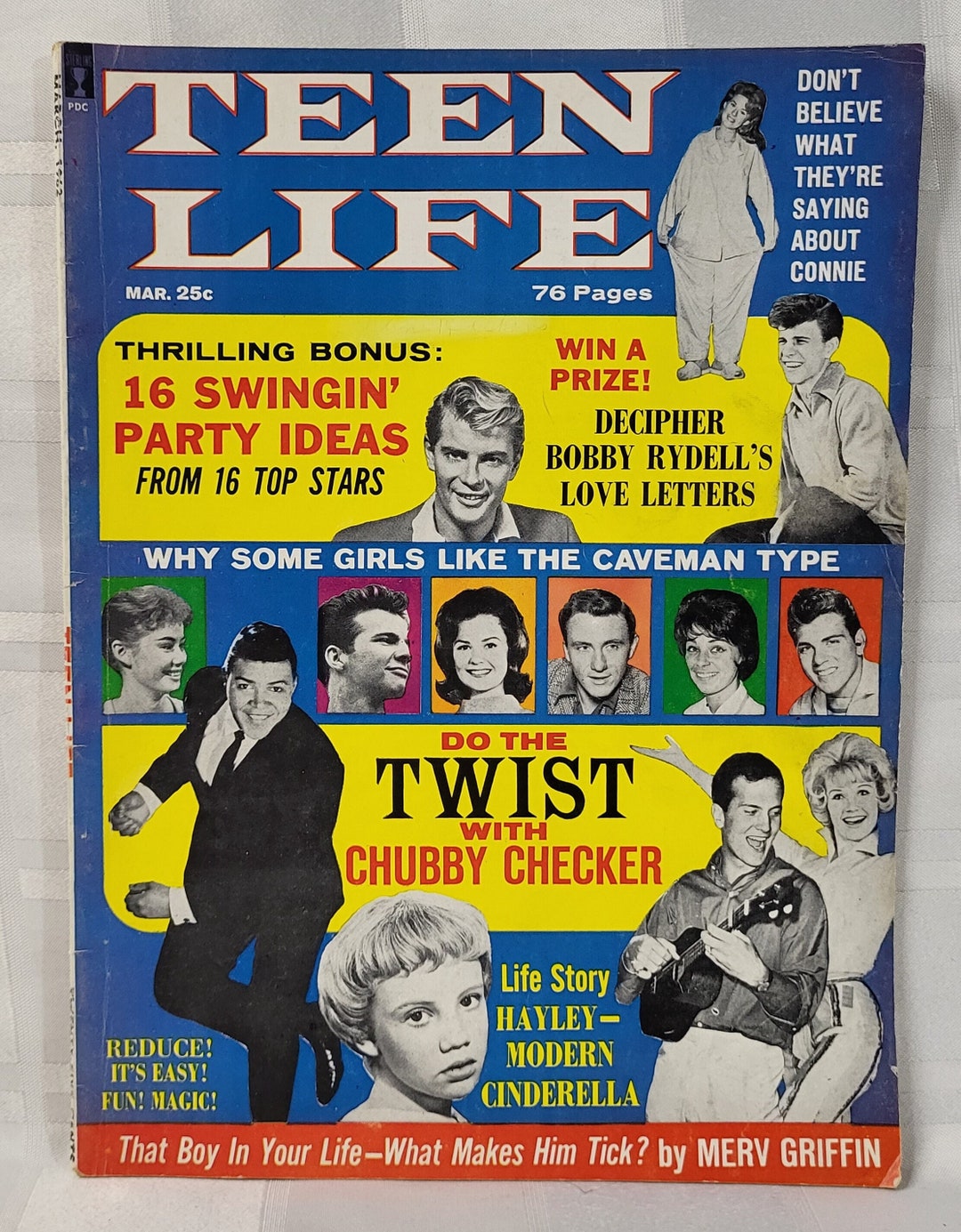 1962 Teen Life Magazine Vintage Retro Music Movie Reference Fun Story ...