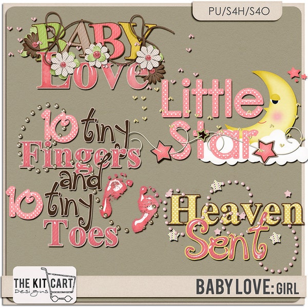 Baby Word Art - Etsy
