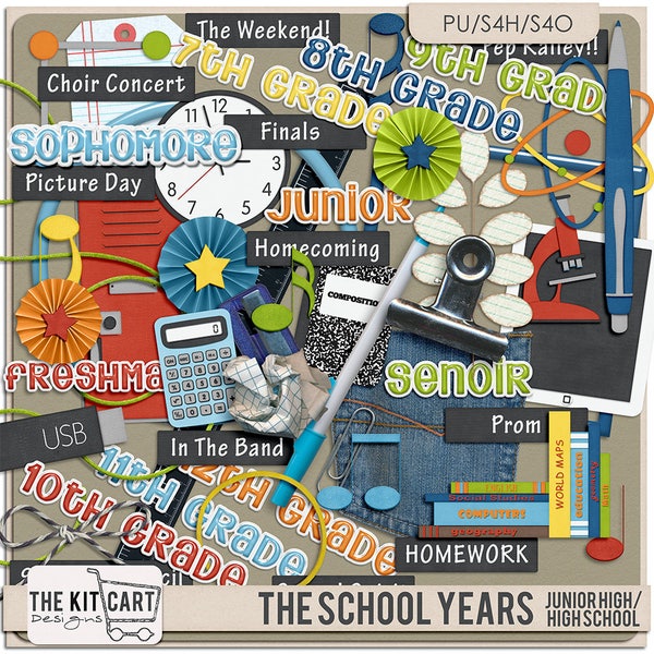 School Scrapbook - Etsy