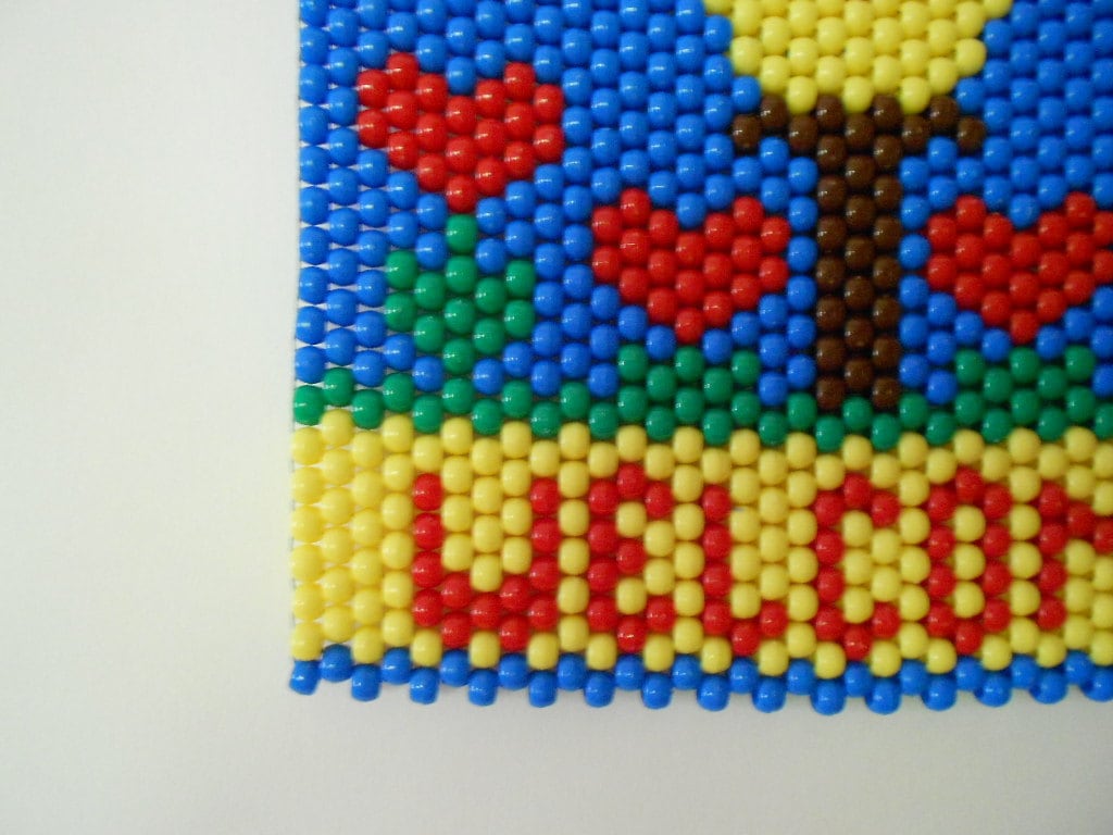 Welcome Beaded Banner With Heart Hanger - Etsy