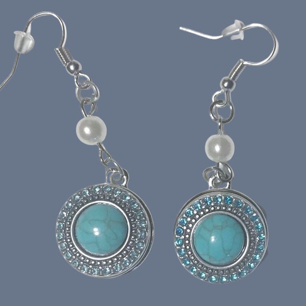 Snap Button Earrings - Etsy