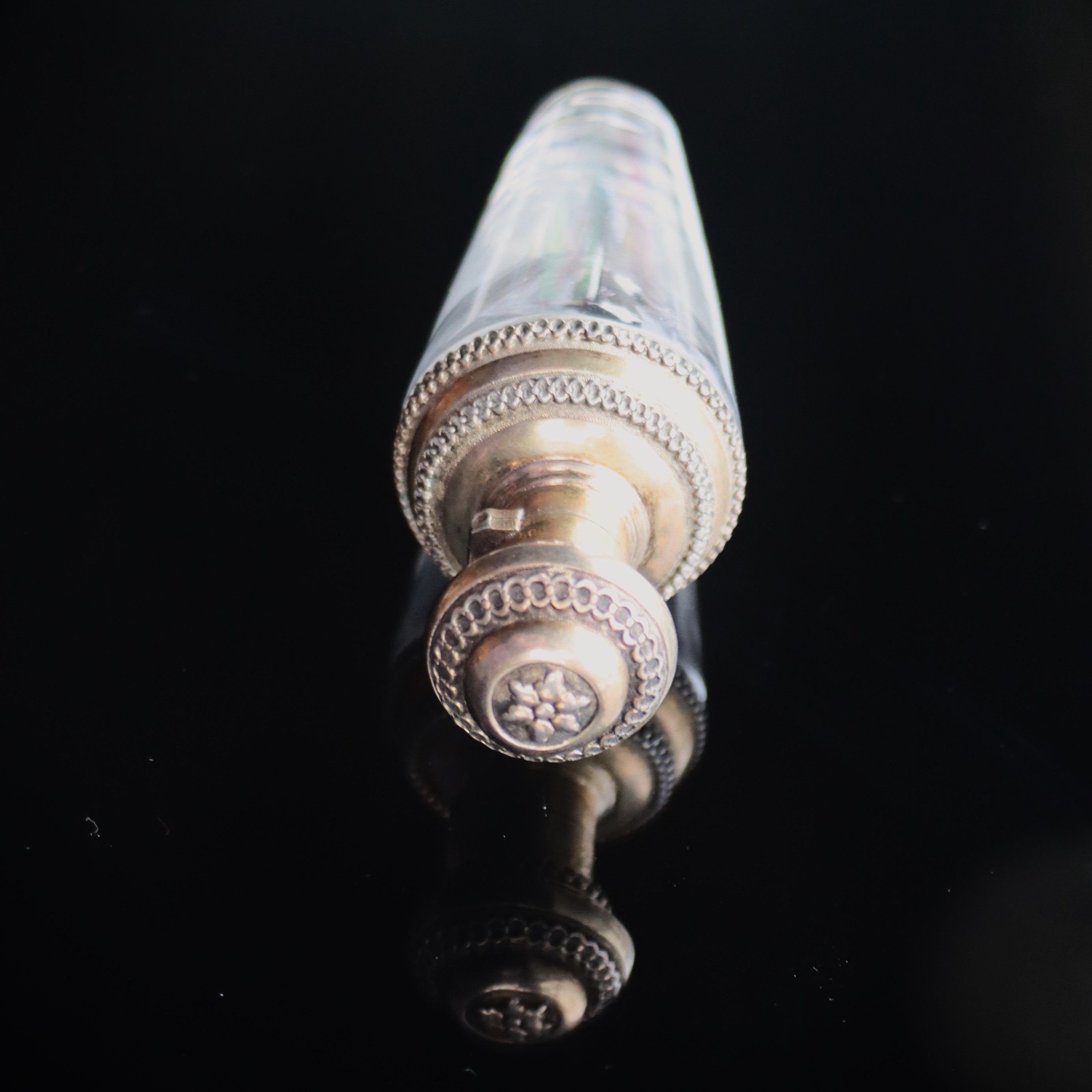 Victorian Etruscan Revival Sterling Gold Vermeil Lie Down Perfume ...