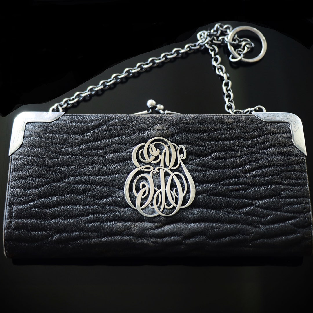 Watson Art Deco Sterling Silver Ladies Necessaire Purse Compact Evening ...