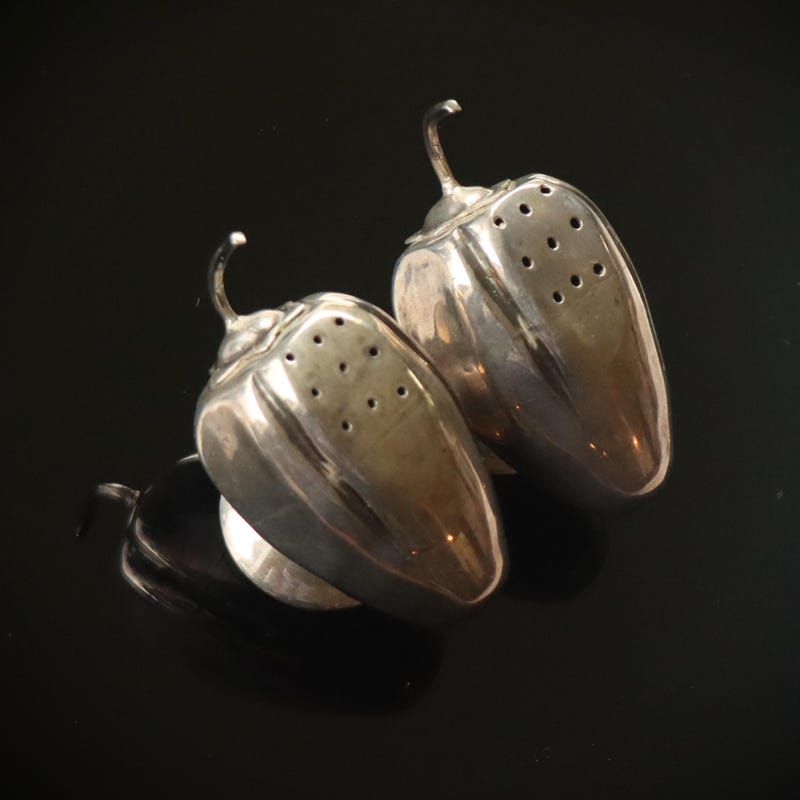 Silver Novelty Pepper - Etsy