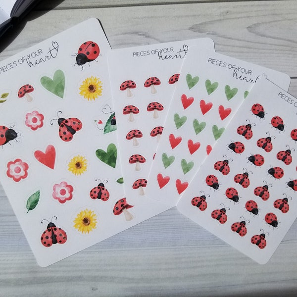 Ladybug Sticker - Etsy