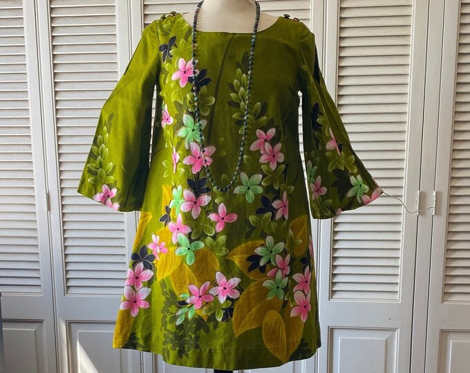 1960's Vintage Hawaiin Go-go Mini Dress - Etsy