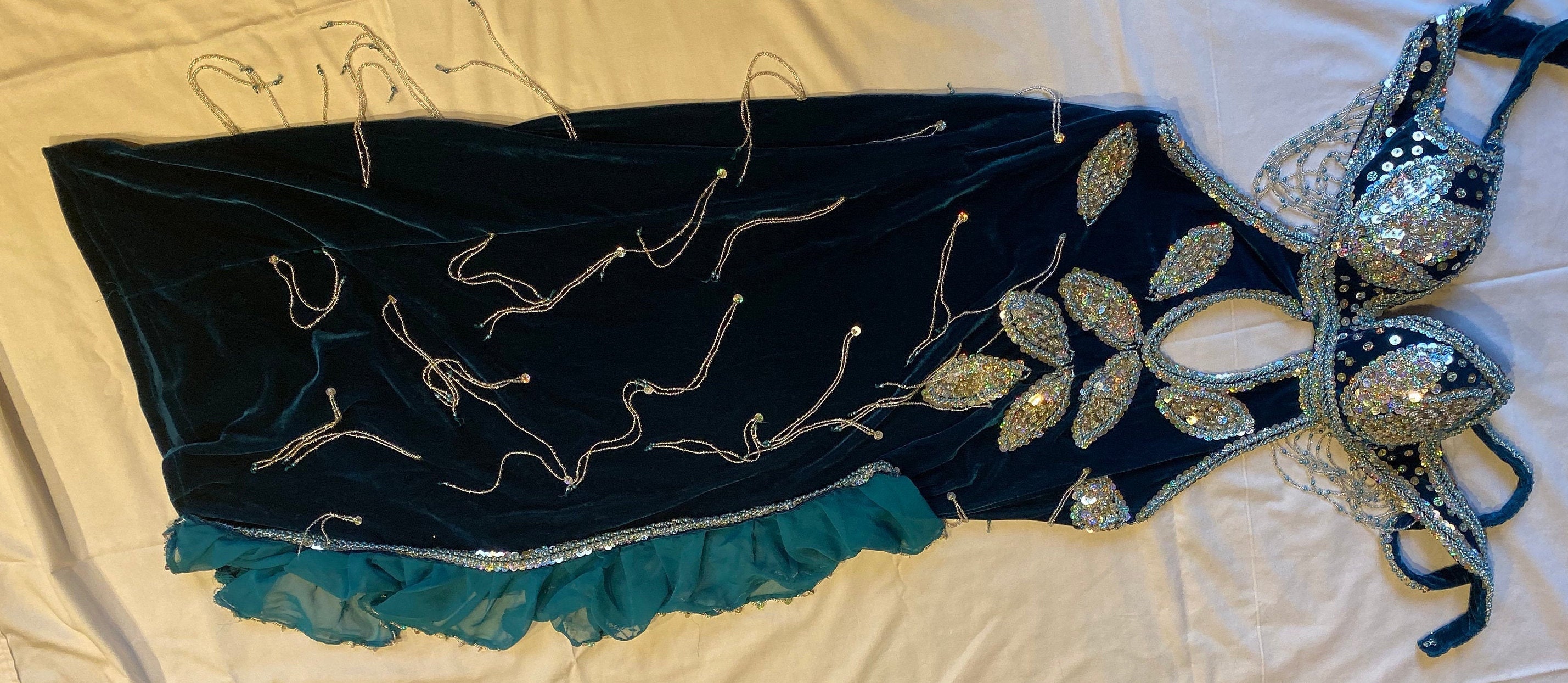 Mermaid Exotic Dance Wear - Bellydance, Salsa, Burlesque, Caberet - Etsy