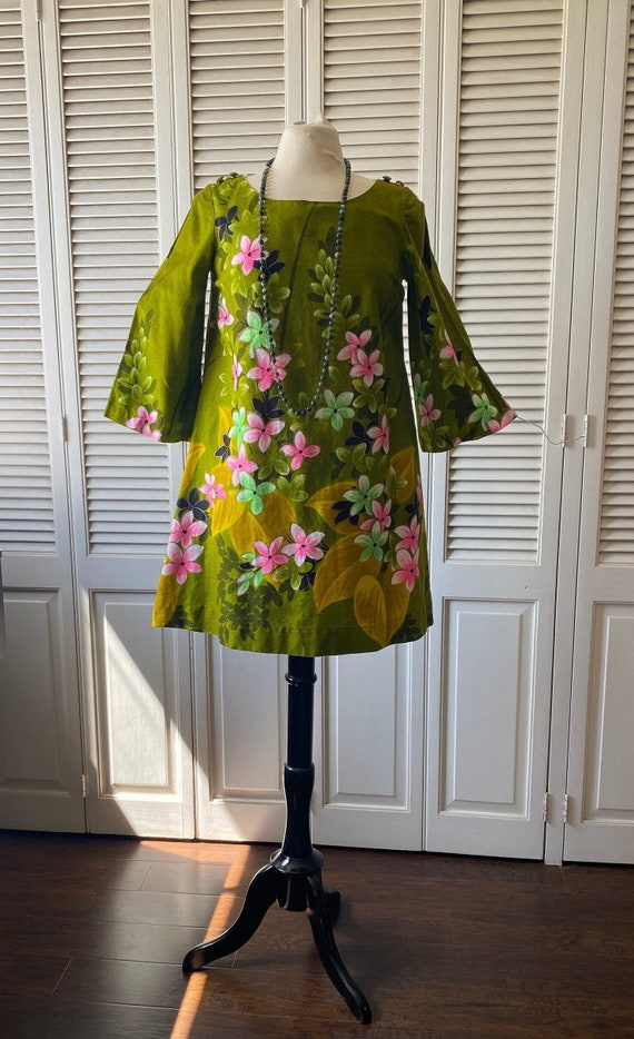 1960's Vintage Hawaiin Go-go Mini Dress - Etsy