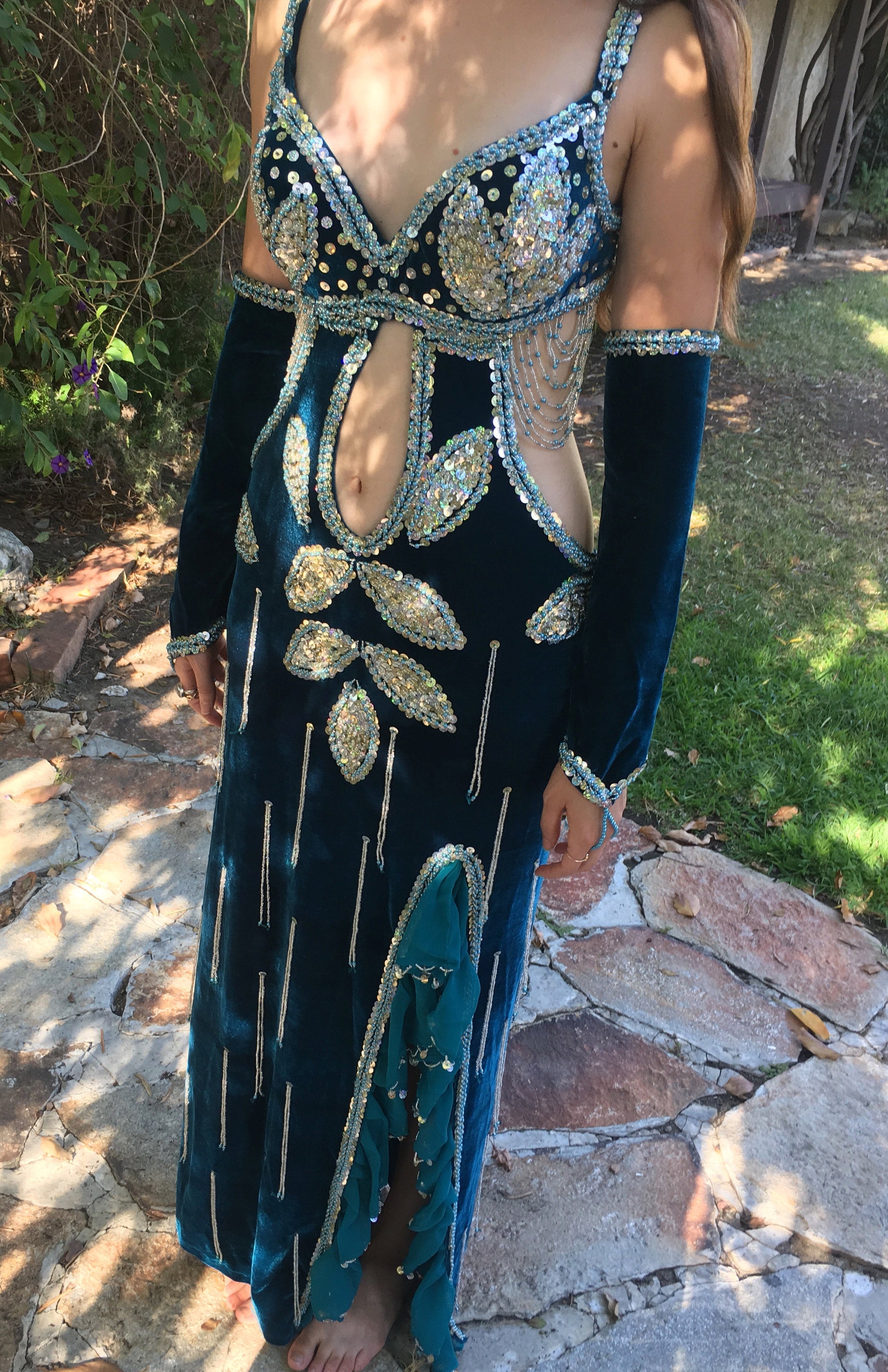 Mermaid Exotic Dance Wear - Bellydance, Salsa, Burlesque, Caberet - Etsy