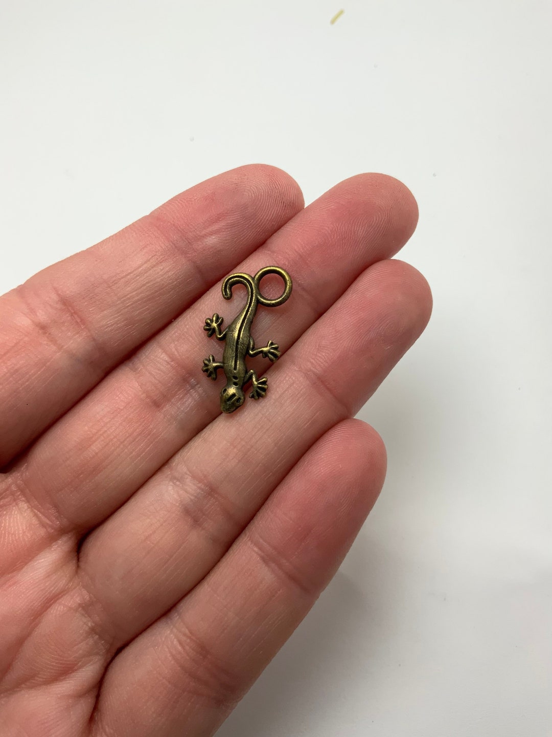BULK 60 Gecko Charms, Bronze Lizard Charms, Bulk Charms 5-1243 - Etsy