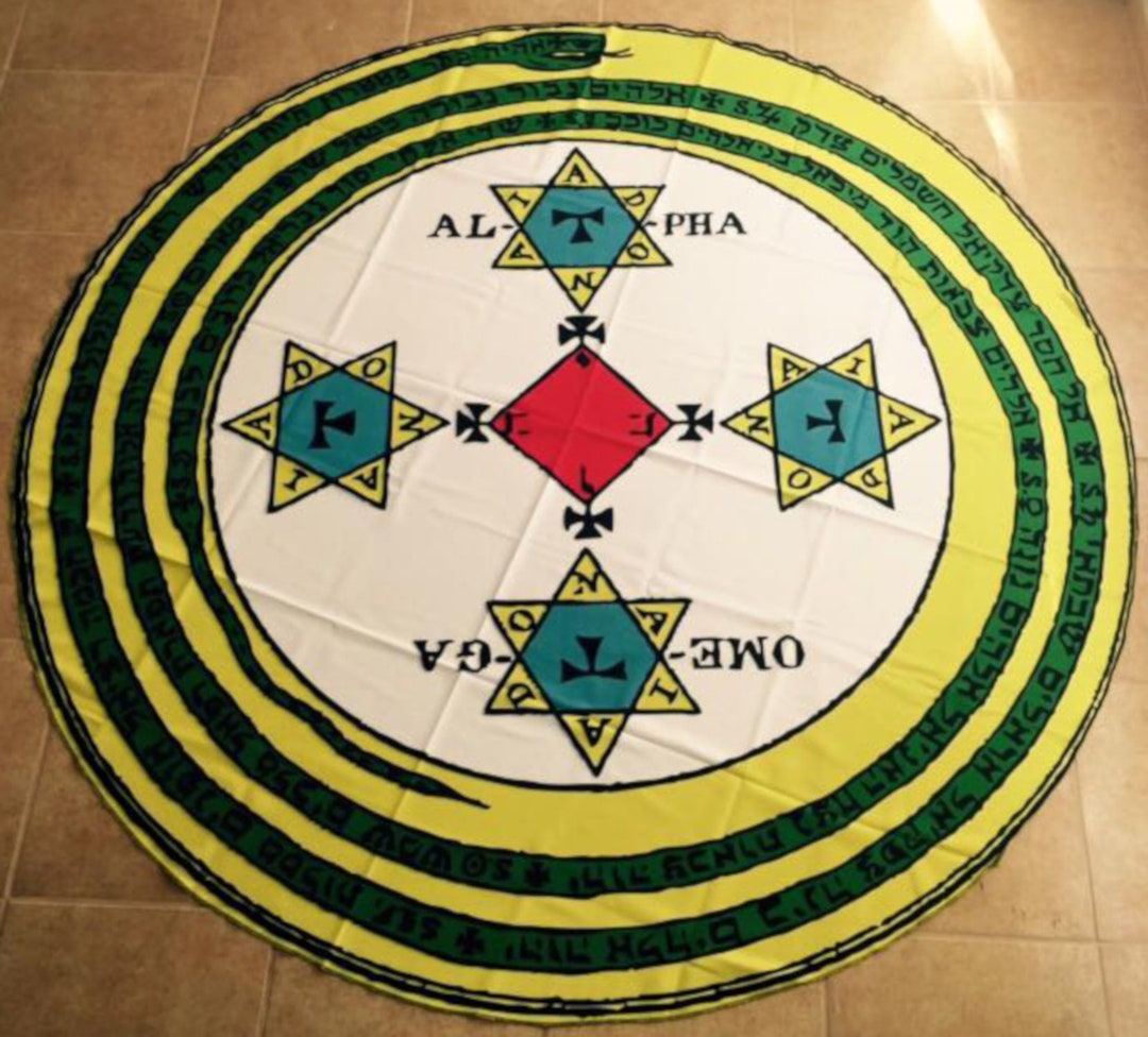 Goetia Snake Ritual Circle Cloth - Etsy