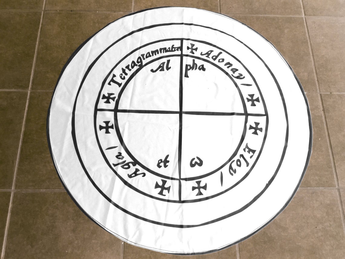 Heptameron olde Style Ritual Circle Cloth - Etsy