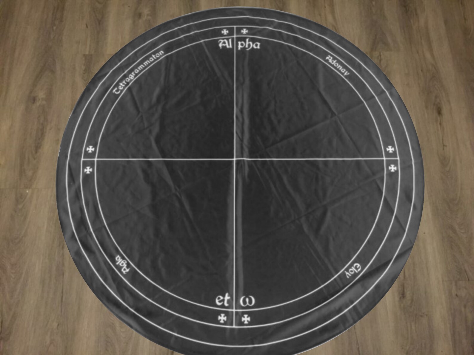 Heptameron modern Style Ritual Circle Cloth | Etsy