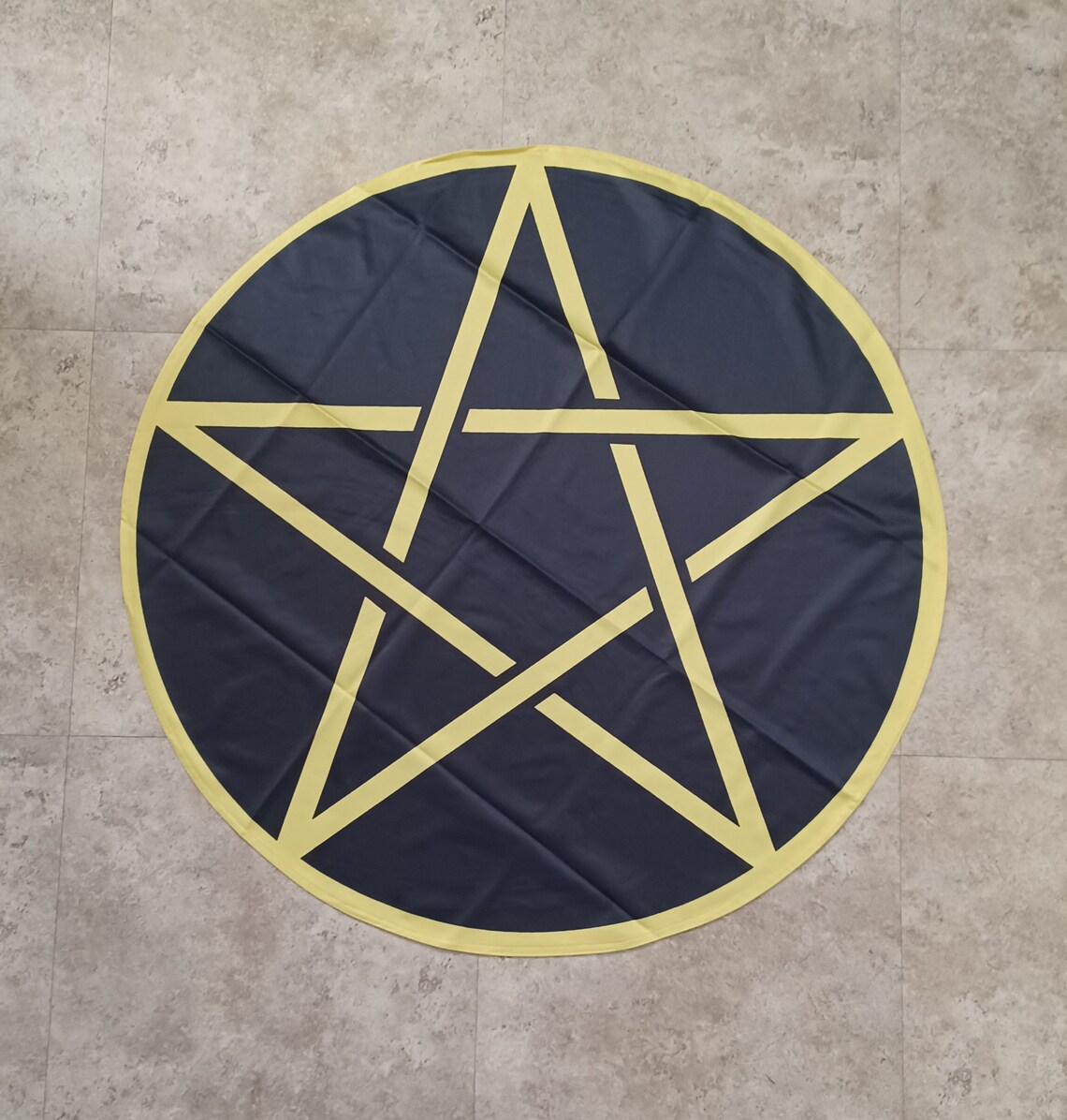 Pentagram Wiccan Ritual Circle Cloth - Etsy