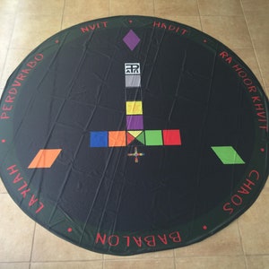 Thelemic Color Ritual Circle Cloth - Etsy