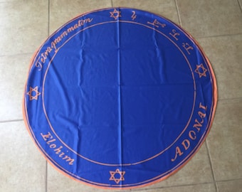 Trithemius saturn Ritual Circle Cloth | Etsy