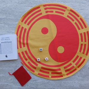 Set of I-CHING Dice With INSTRUCTIONS, Oracle Divination - Etsy