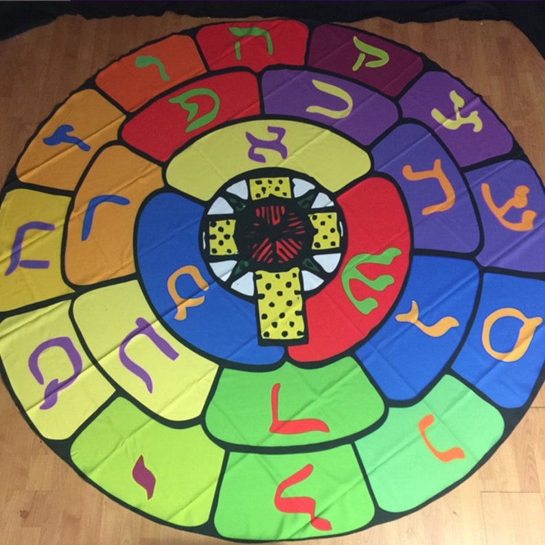 Golden Dawn Rose Cross Ritual Circle Cloth - Etsy