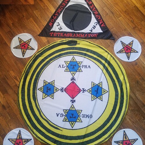 Goetic Triangle of Art LARGE 36 Ritual Cloth for | Etsy