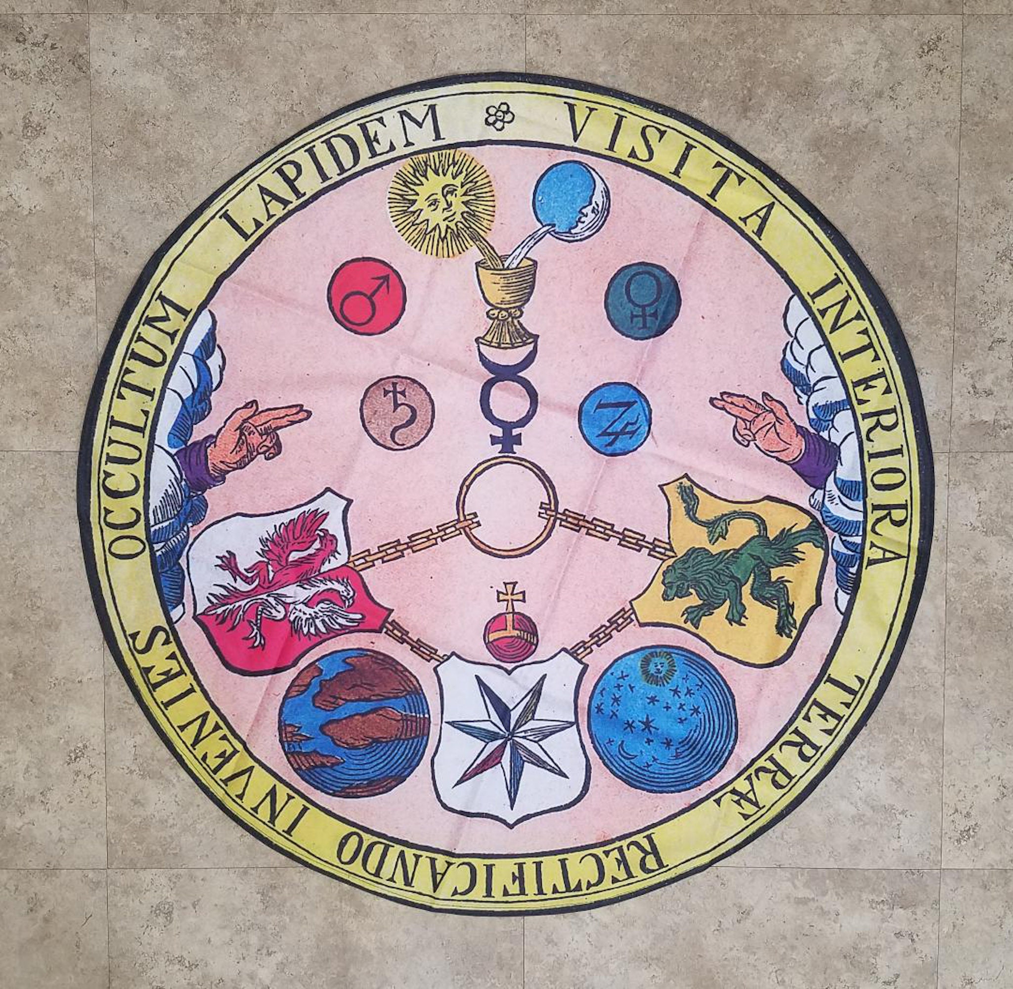 Celestial Balance Alchemical Ritual Circle Cloth - Etsy