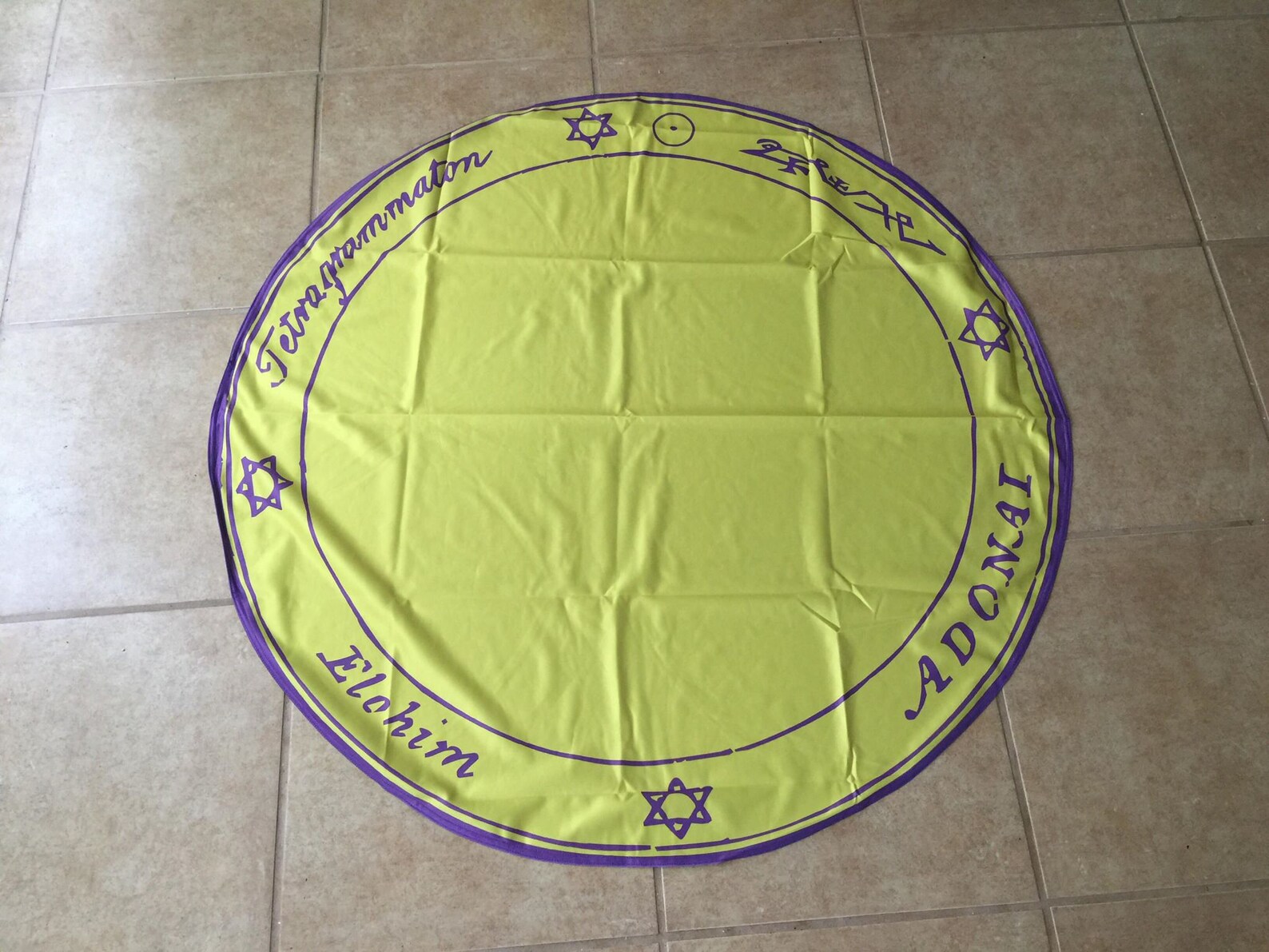 Trithemius set of 7 Planetary Ritual Circle Cloth | Etsy