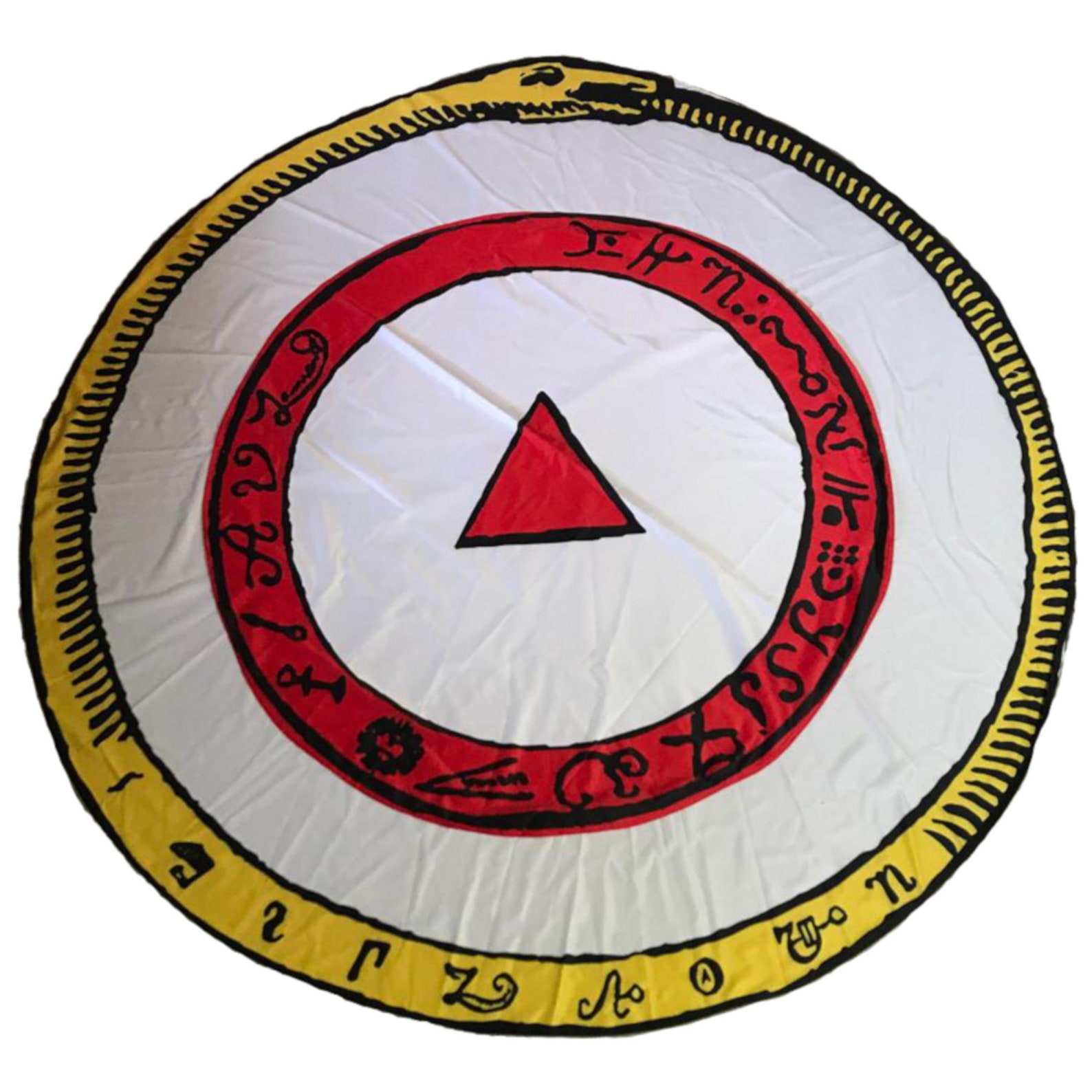 Black Pullet Ritual CIRCLE Cloth SET 4-foot Red & LARGE - Etsy