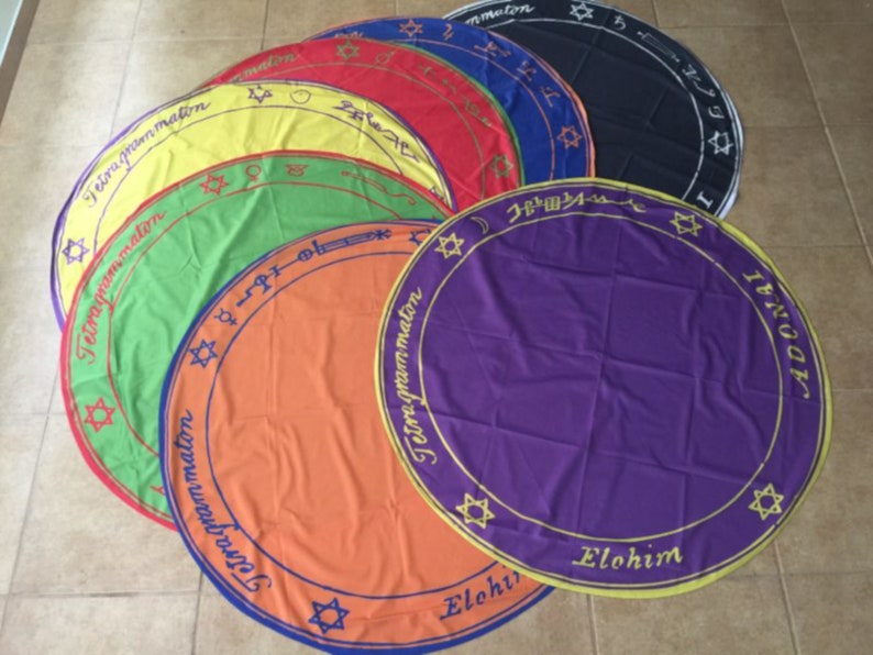 Trithemius (saturn) Ritual Circle Cloth - Etsy