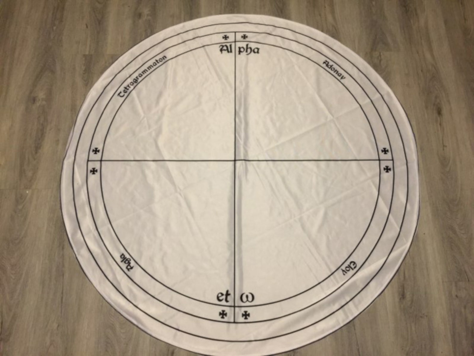 Heptameron modern Style Ritual Circle Cloth - Etsy