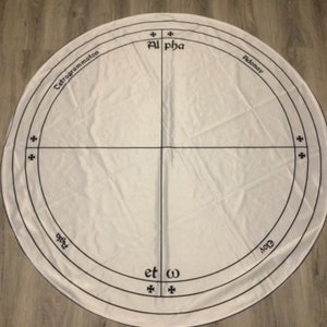 Heptameron (modern Style) Ritual Circle Cloth - Etsy