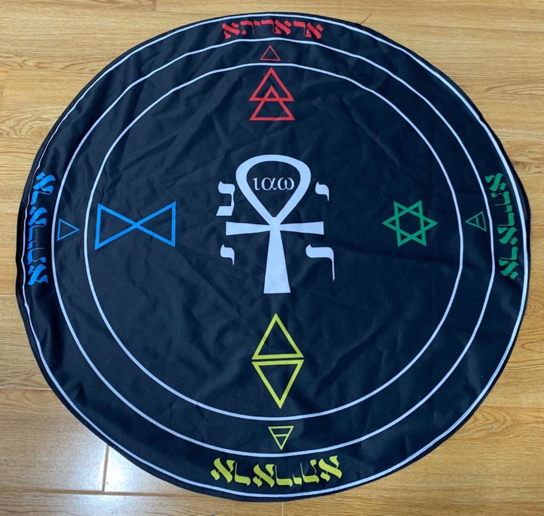 LBRH Elemental Color Ritual Circle Cloth / Lesser Banishing Ritual of ...