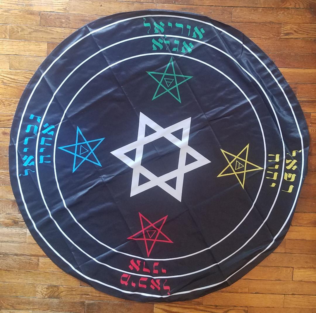 LBRP Elemental Color Ritual Circle Cloth / Lesser Banishing Ritual of ...