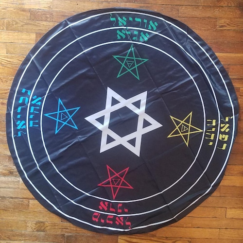 Thelemic Color Ritual Circle Cloth | Etsy